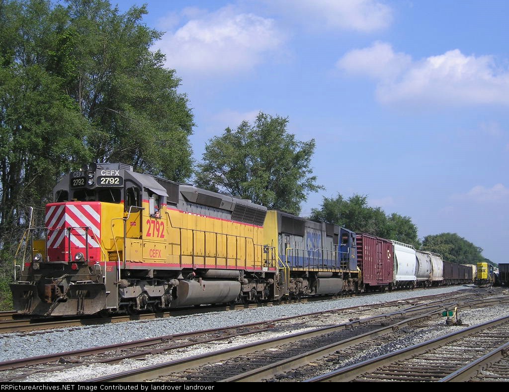 CEFX 2792 On CSX Q 501-17 Southbound